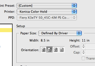How to Print a Booklet from InDesign | MCAD Intranet