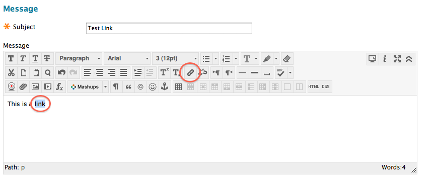 How do I post a link? | MCAD Intranet