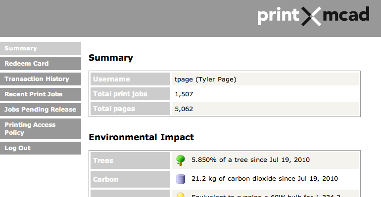 PaperCut and Print Management | MCAD Intranet